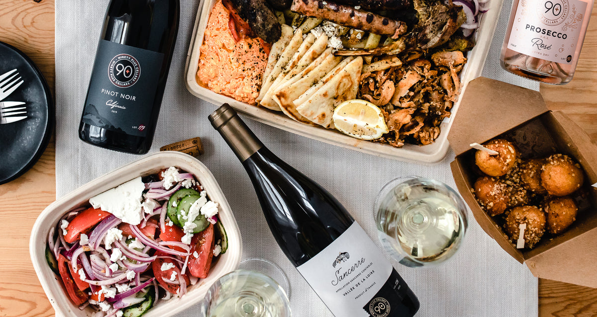 The Best Greek Takeout & Wine Pairings – 90+ Cellars
